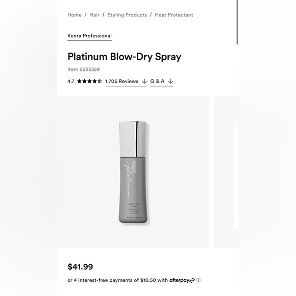 Kenra | Hair | Kenra Professional Platinum Blowdry Spray | Poshmark